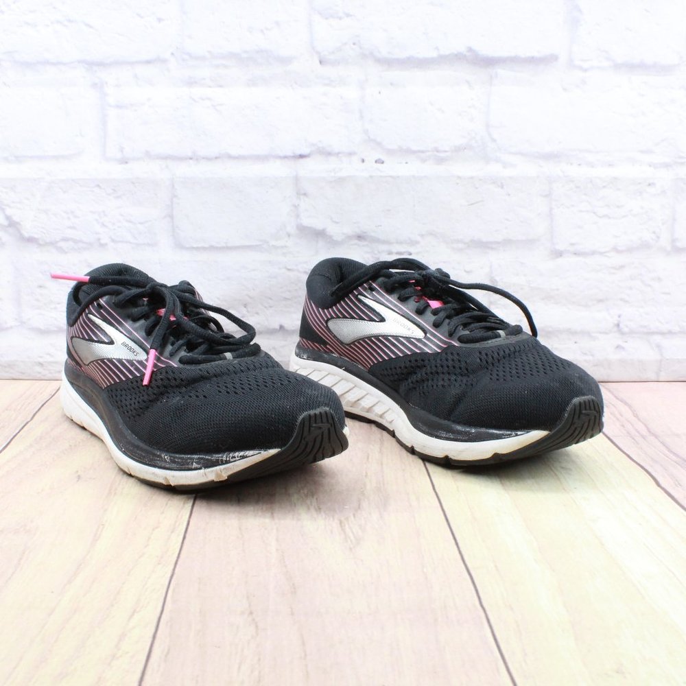 Brooks Addiction 14 Black Pink Mesh Breathable Runnin… - Gem
